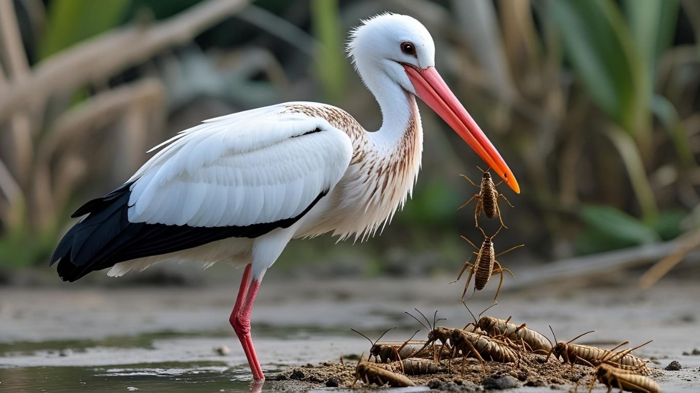 What Do White Stork Birds Eat? Diet Facts and Feeding Habits