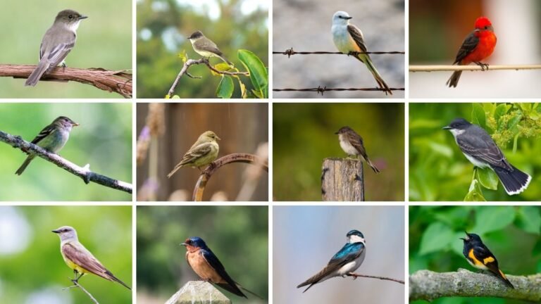 8 Birds With White Ring Around Neck (ID & Pictures)