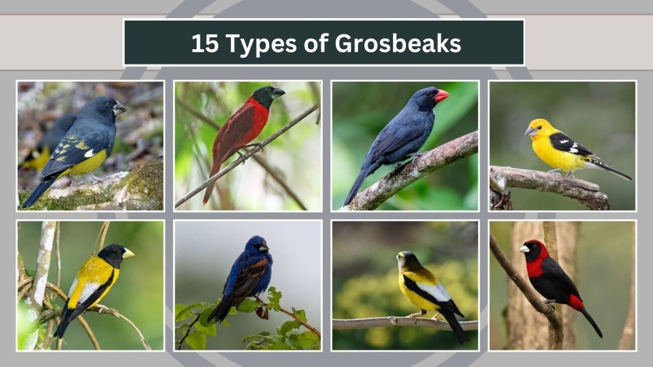 15 Types of Grosbeaks: Identification With Pictures
