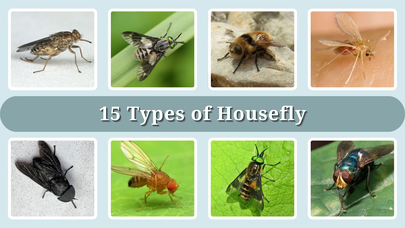 15 Types of Housefly: Identification With Picture