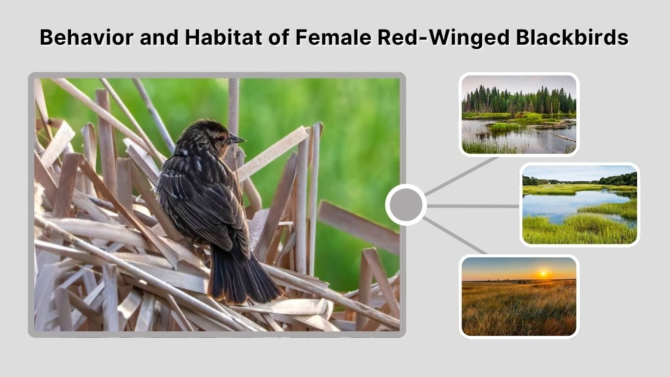 Female Red-Winged Blackbird: Identification, Differences, and Behavior ...